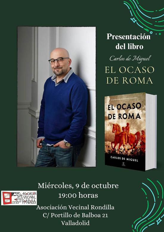Presentación del libro: El ocaso de Roma • Asociación Vecinal Rondilla ...